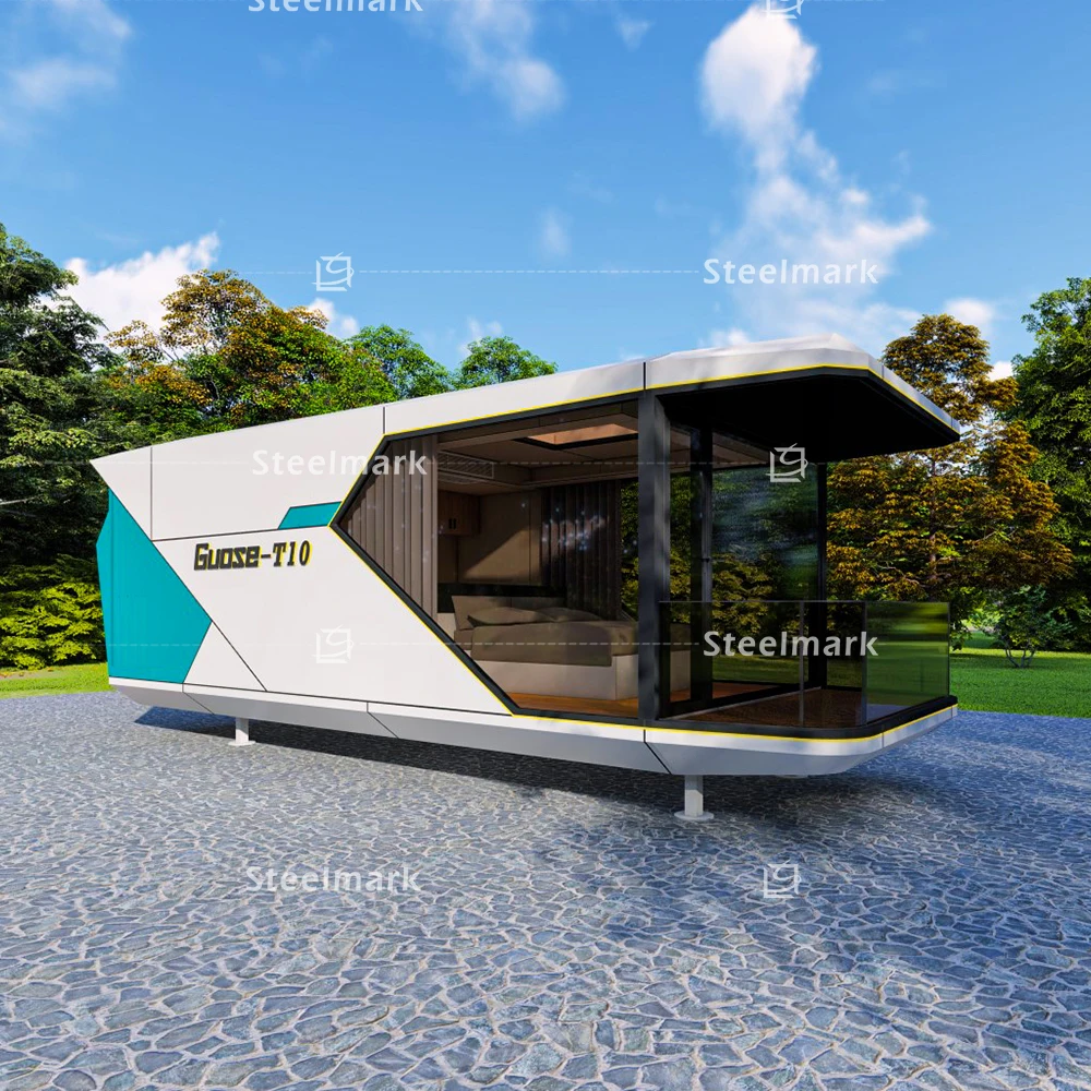 Prefab Modular Tiny Diy Beach Portable Cabin Bungalow Fabricated ...