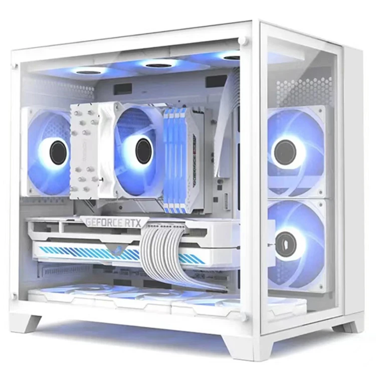 Ruix Custom Mini ITX PC Case Aluminum Alloy Mini PC Case HTPC Chassis ...