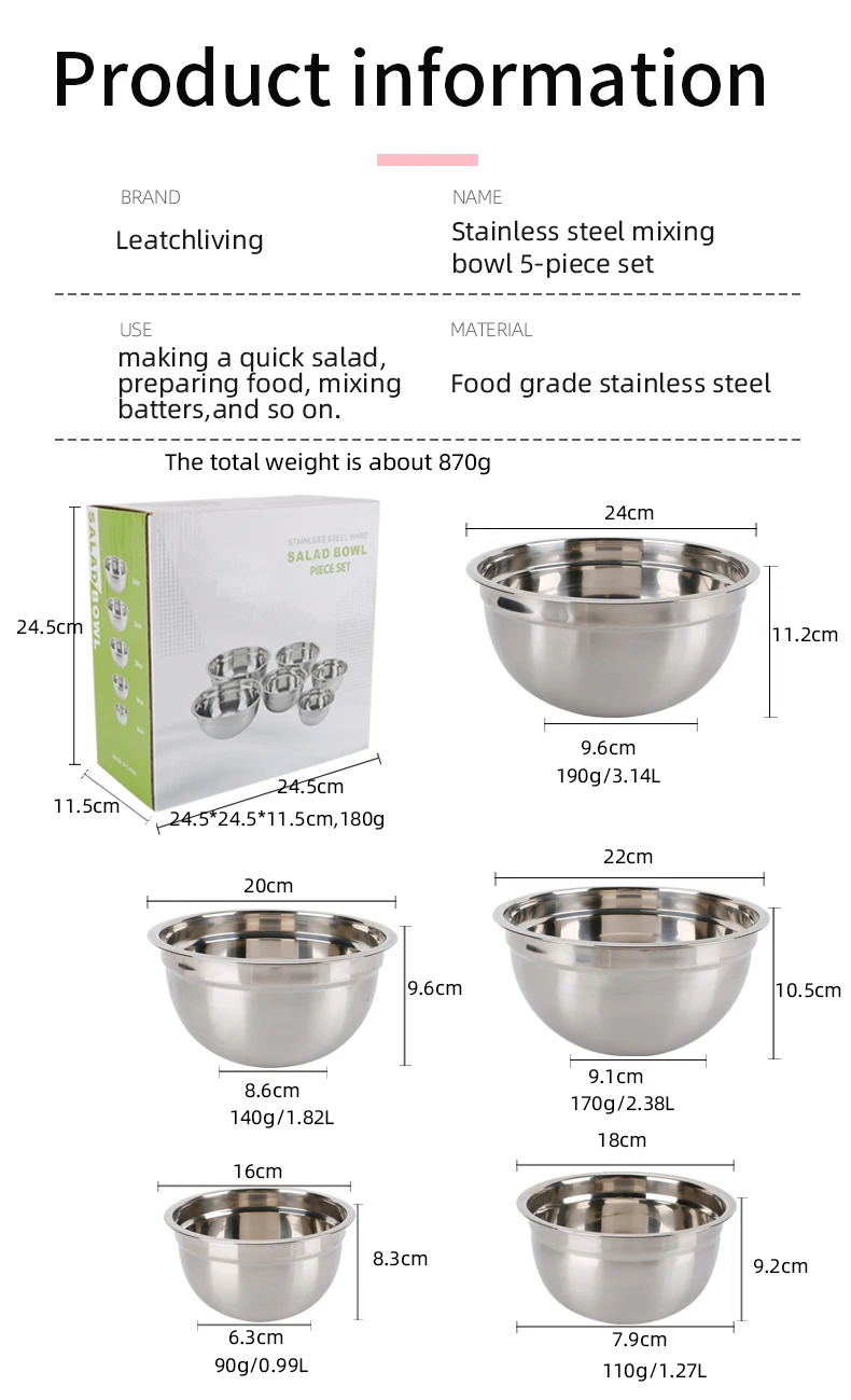 Sample Pictures Of Mixing Bowls