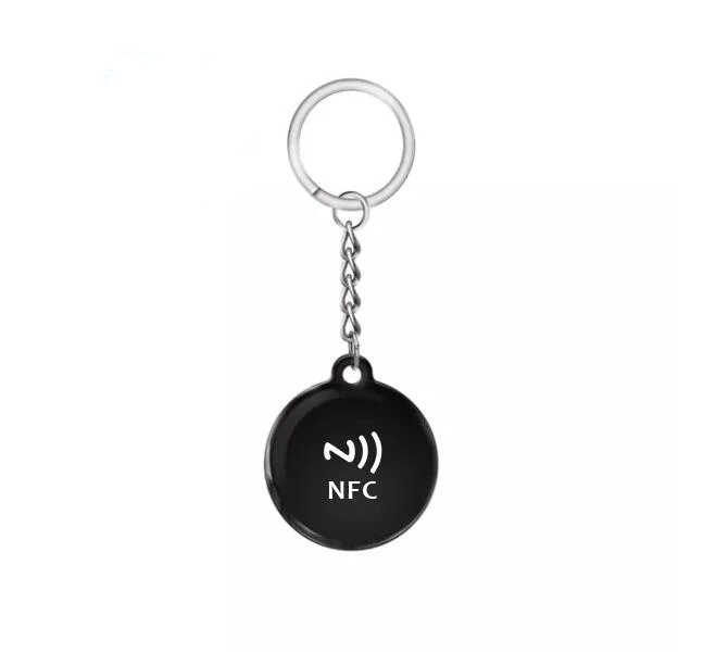 Nfc Keyfob Epoxy Tag With Black Rope for Access Control Card Custom ...