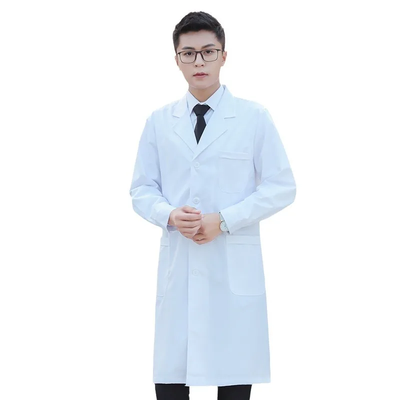 Lab coat doctor nurse lab coat medical students long sleeve overalls ...