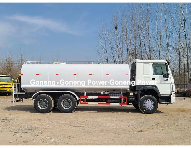 10m3 Howo Water Sprinkler Tank Truck - 20000 Liter Capacity