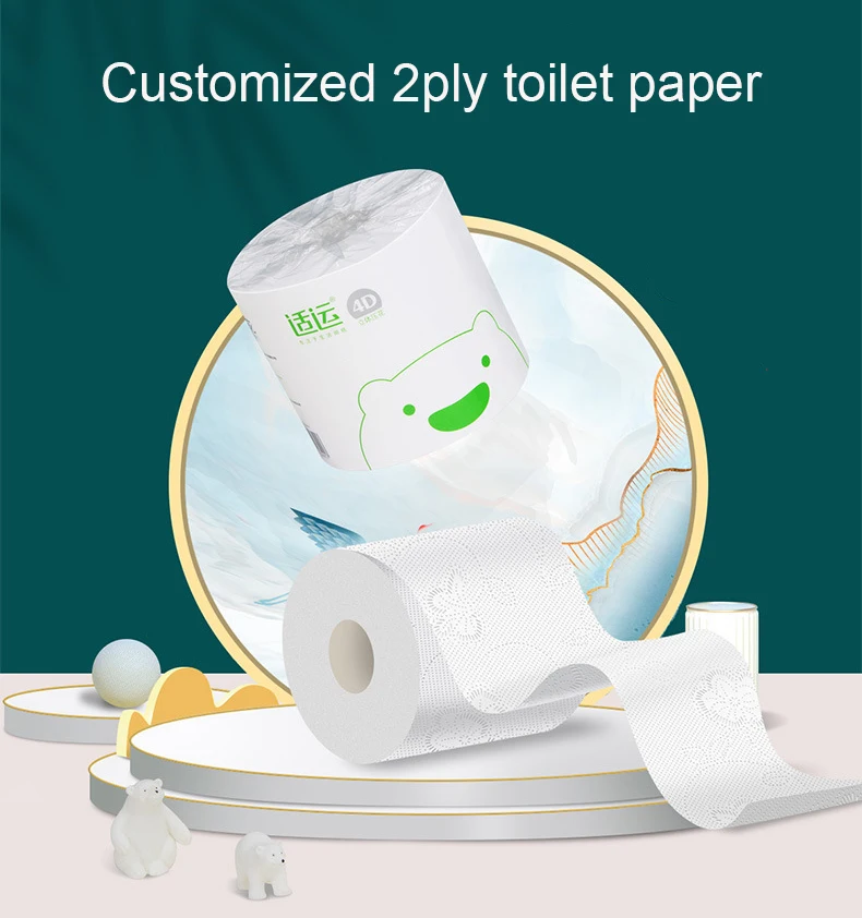 Customized Toilet Paper Rolls - Premium Virgin Wood Pulp