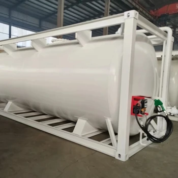 Iso Container Tank With Pump Storage Fuel For Canada Customer - Buy ...