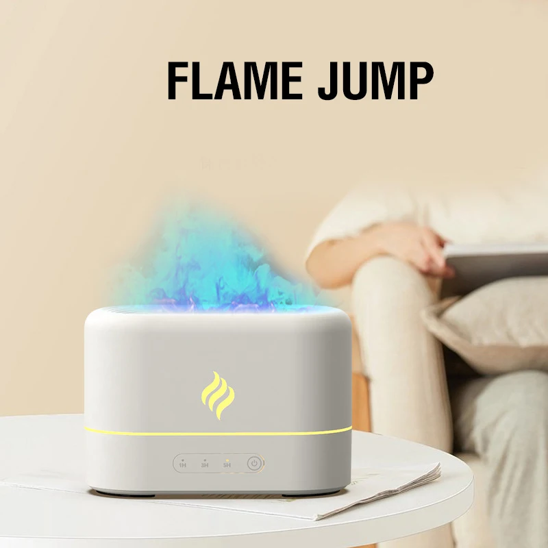 Simulated Flame Diffuser Seven Color Gradient Creative Household ...