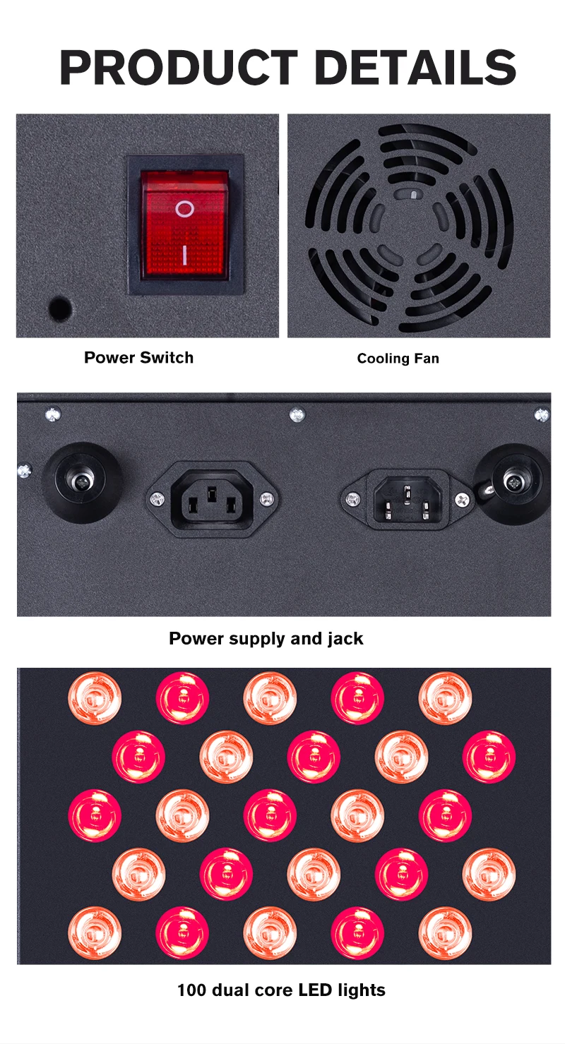 Dual Chip Leds High Irradiance Home Gym Clinic Body Improve 5 ...