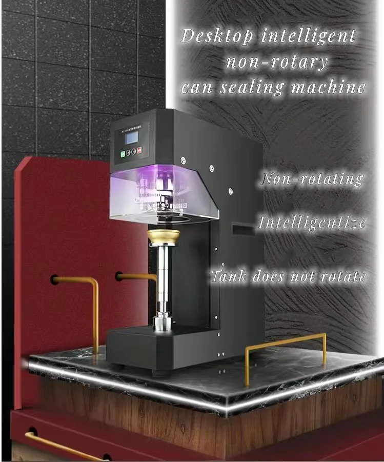 Soda Paper Pop Can Seamer Beverage Sealing Machine Automatic Pet Can ...