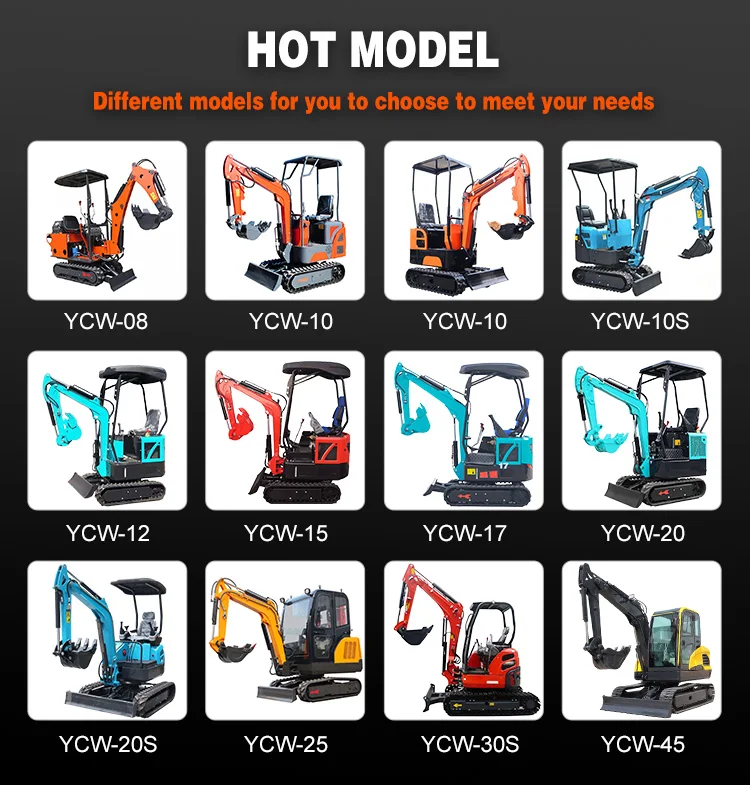 Mini Excavator 4 Ton Excav Epa Farm New Crawler Digger Engine Small ...