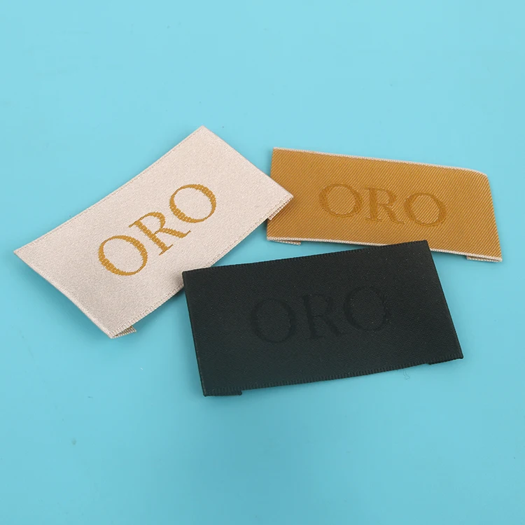 Custom Brand Name Logo Sew on Apparel Textile Tags Supplier