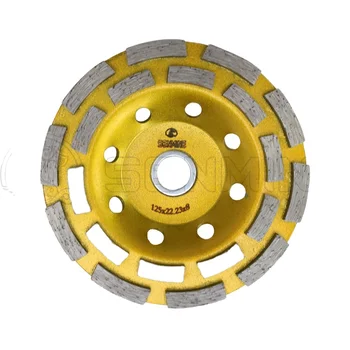 115mm Single Or Double Row Diamond Grinding Cup Wheel Tools Grinding ...