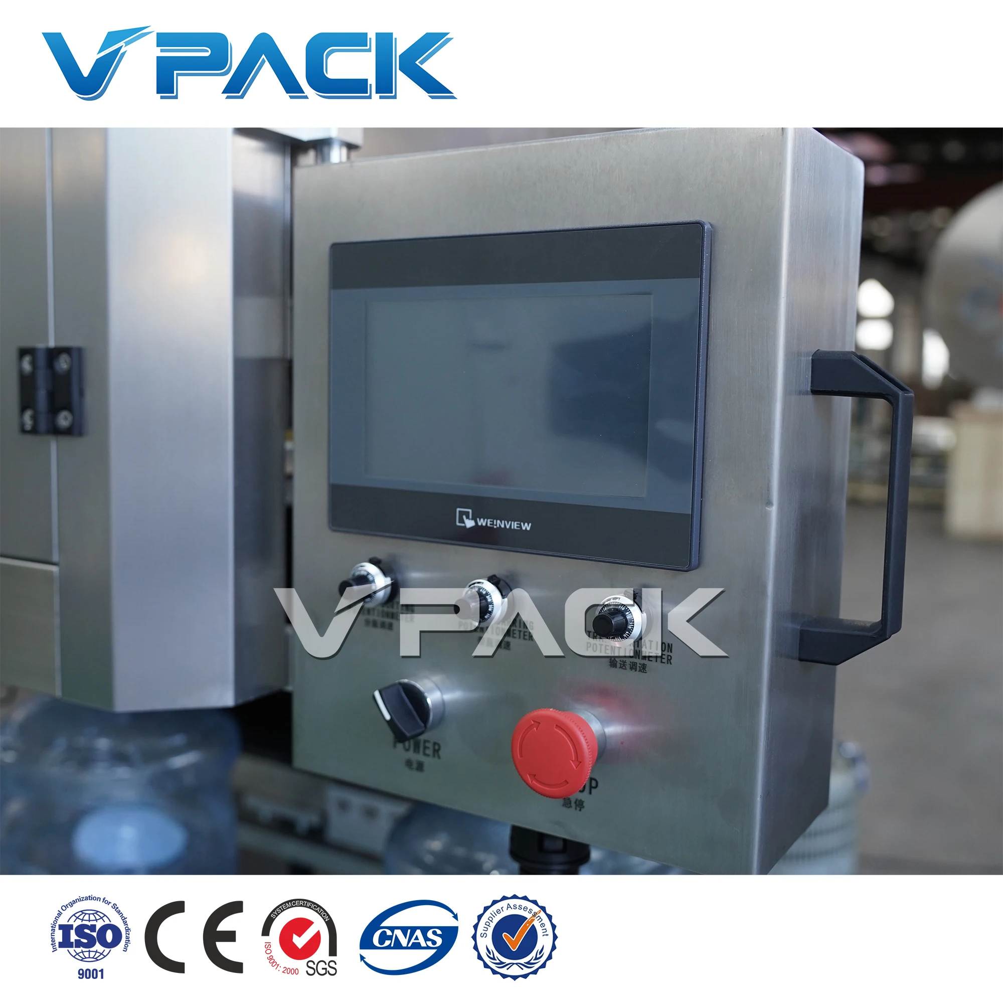 Automatic 5 Gallon Barreled Neck Labeling Machine for Bottle Shrink ...