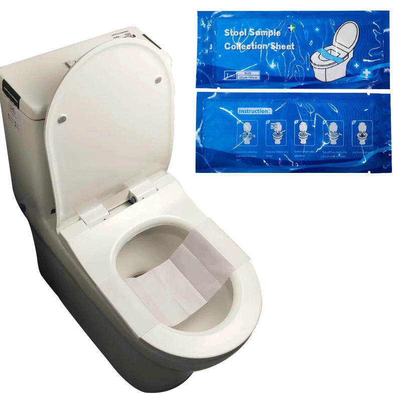 Flushable Stool Sample Collection Sheet - Disposable Toilet Seat Covers