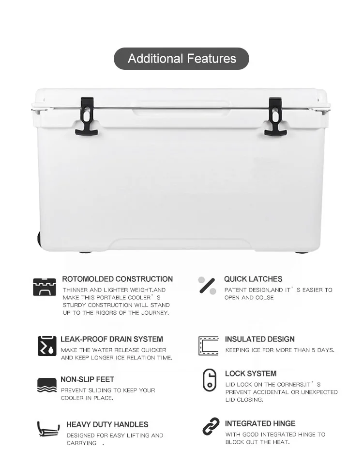 110 Liter Insulated Fish Shipping Boxes for Boats - Customizable