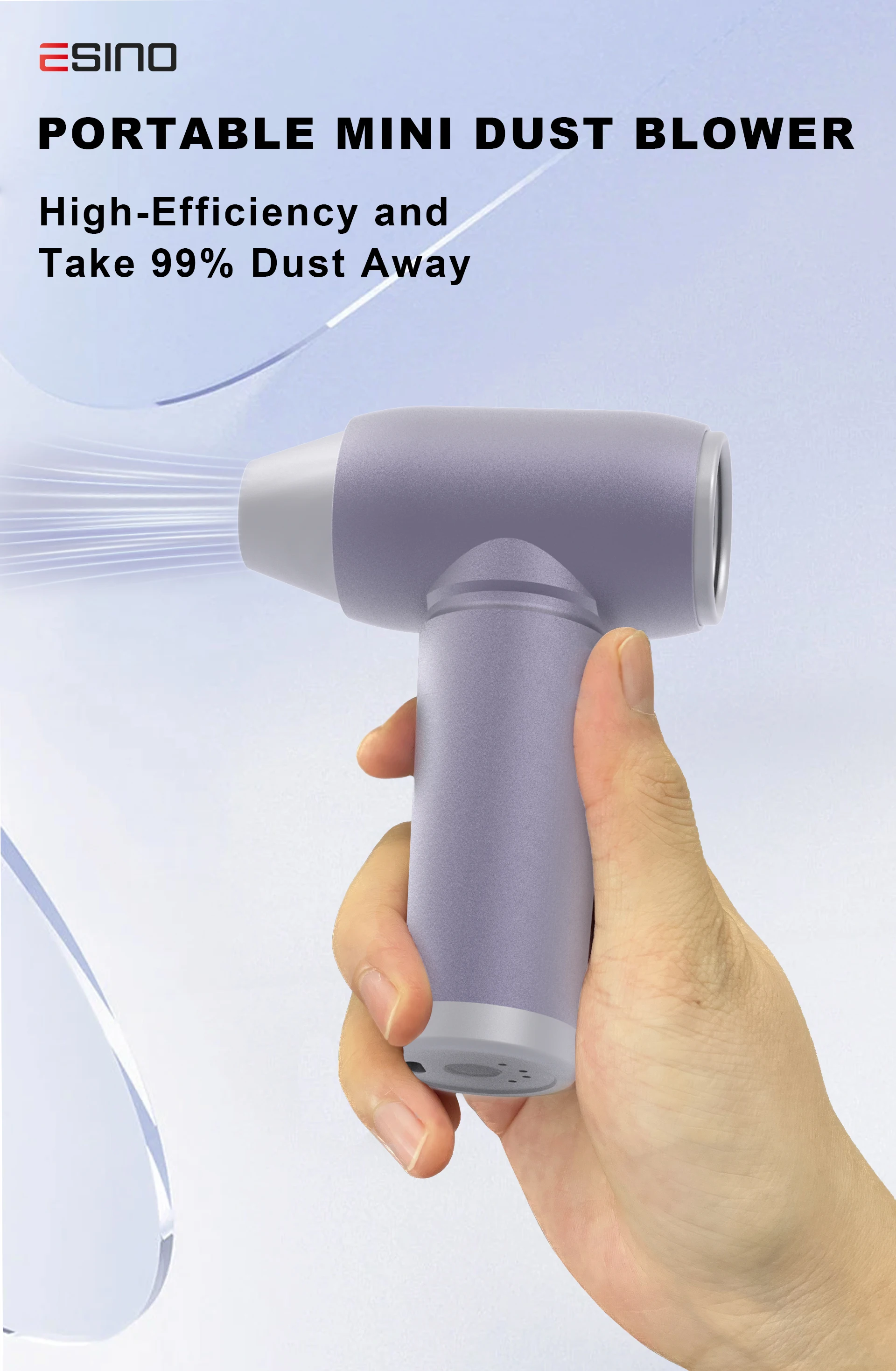 Mini Rechargeable Cordless Small Table Dust Blower Fan Air Blower Dust ...