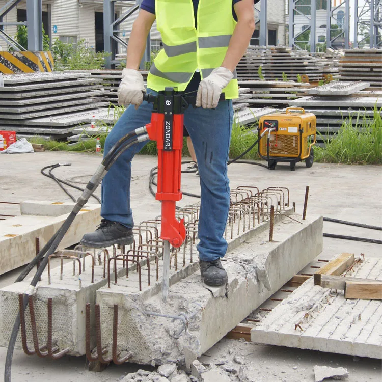 20kg Handheld Rock Concrete Hydraulic Hammer Breaker for Municipal and ...