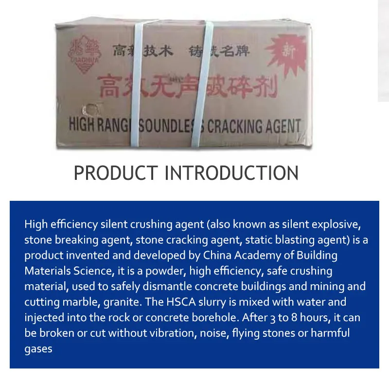 Wholesale Expansive Mortar Soundless Demolition Agent For Construction ...