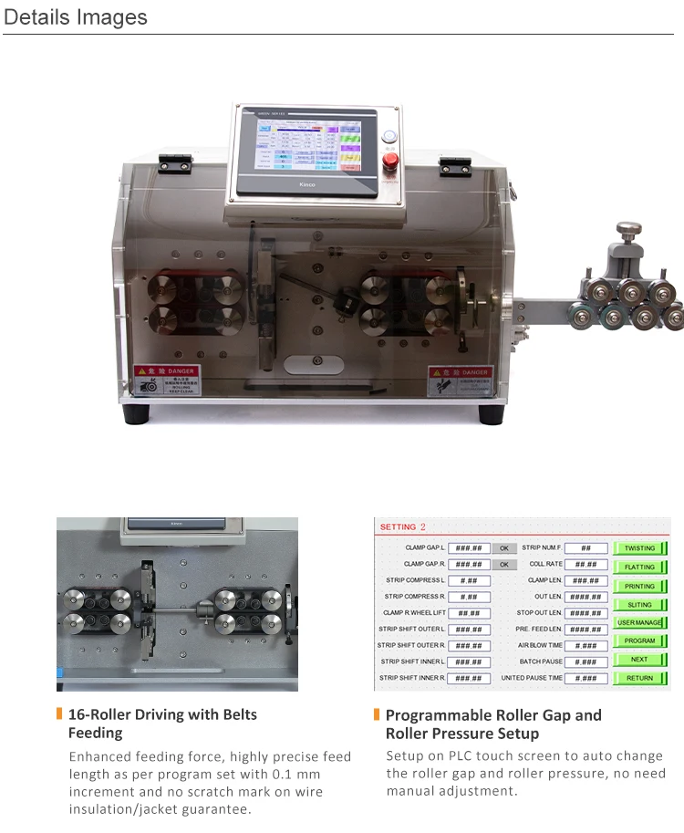 EW-05F Fully Automatic Electric Cable Cutting and Stripping Machine ...