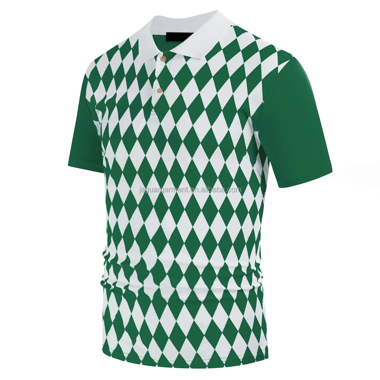 Anti Wrinkle Oversized Golf Polo Shirt 4 Way Stretch Mens Golf ...