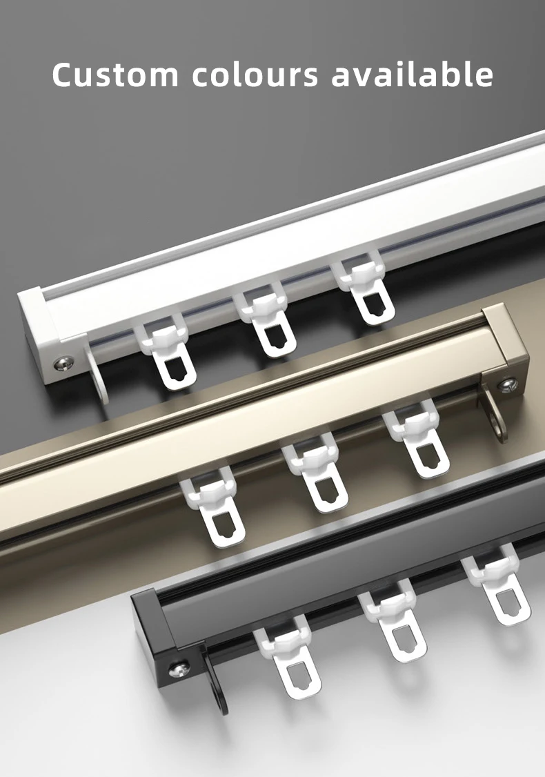 Heavy Duty Ceiling Mounted Wave Ripple S Fold Aluminium Sliding Curtain ...