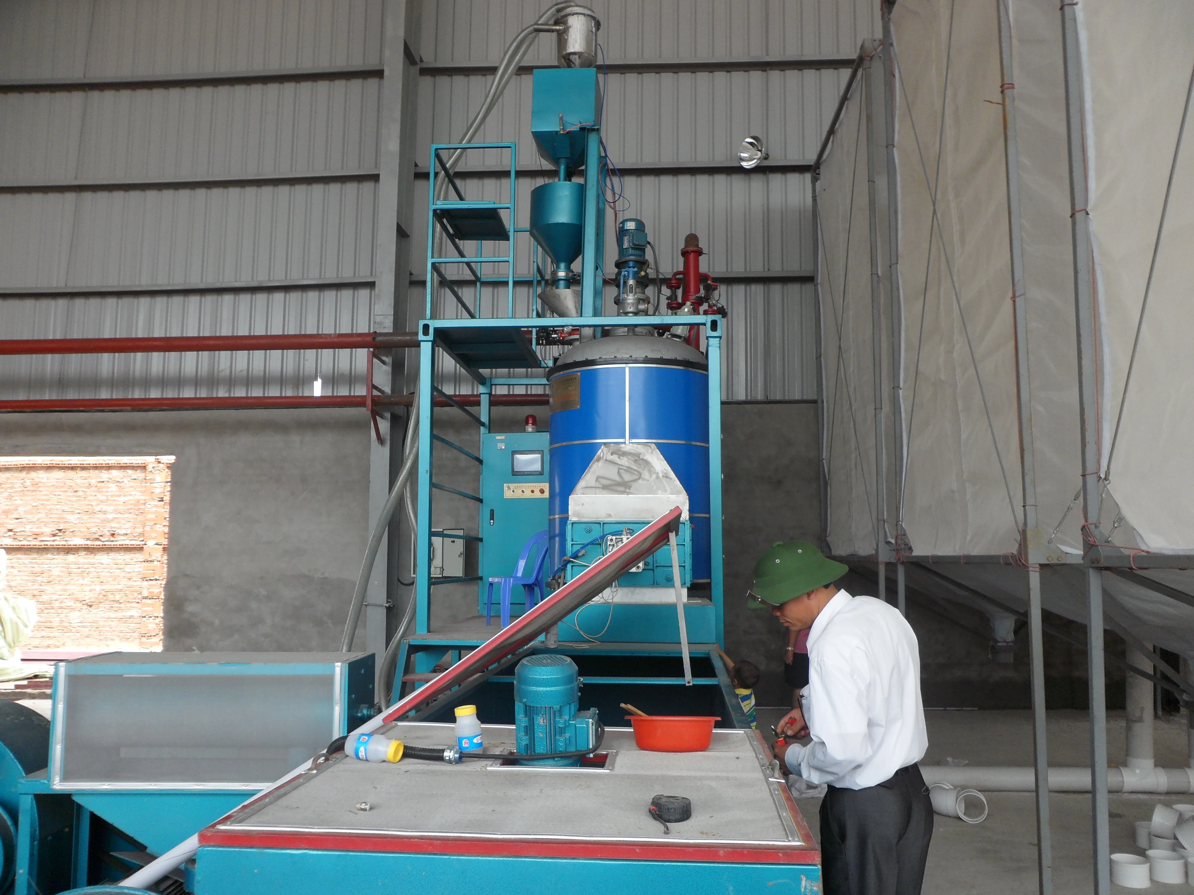 Fully Automatic EPS Pre-Expander Machine for Styrofoam Beads