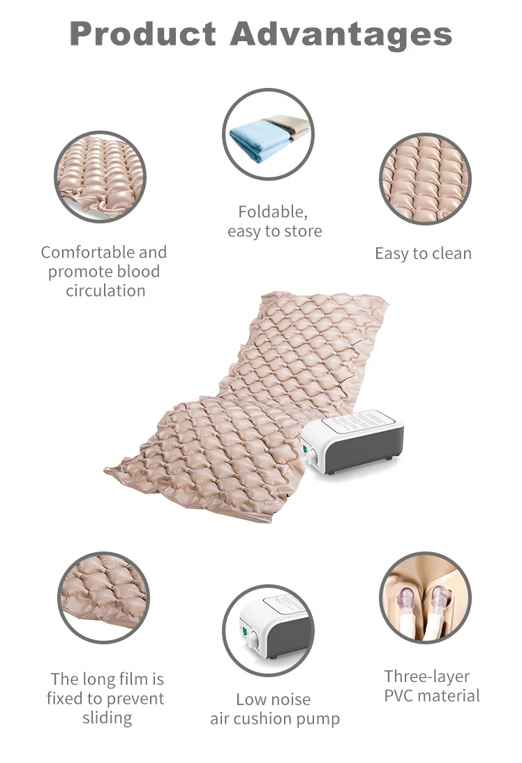 ISO 13485 Medical PVC Inflatable Bed - Air Bubble Mattress