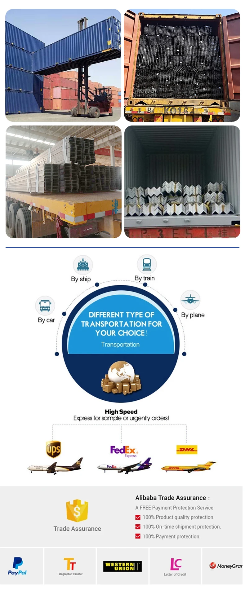 C100 C150 ASTM A36 Gr50 S235 S355 Cold Formed Carbon Steel C Channel ...