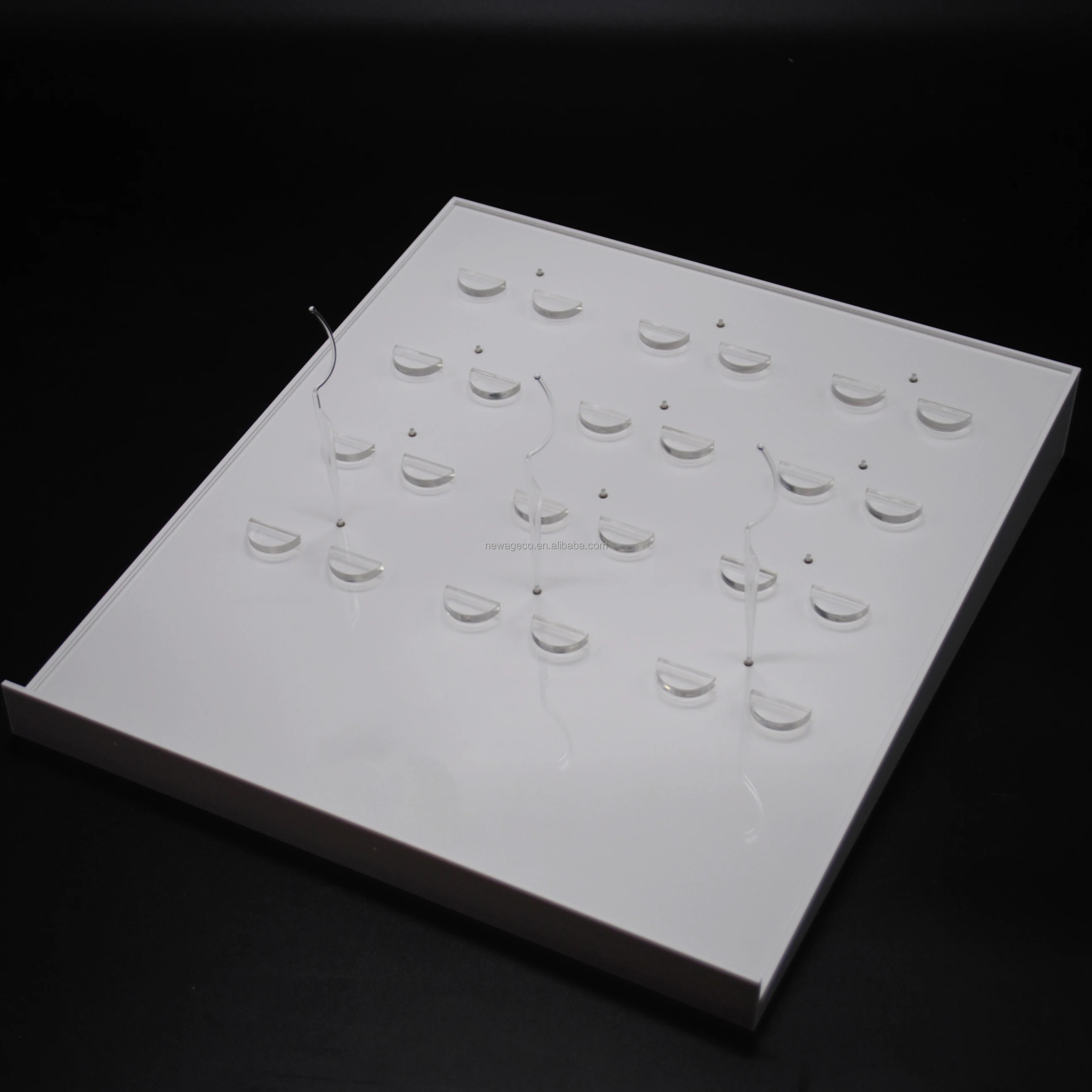 Clear Acrylic Tester Wands Display Stand Eyelash Fitter Wands Display ...