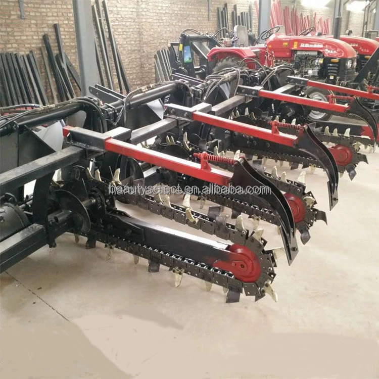 Efficient Chain Tractor Mounted Trencher For Pipeline Construction ...