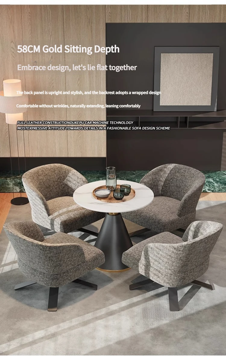 Modern Comfortable Long-sitting Chair Sales Office Hotel Living Room ...