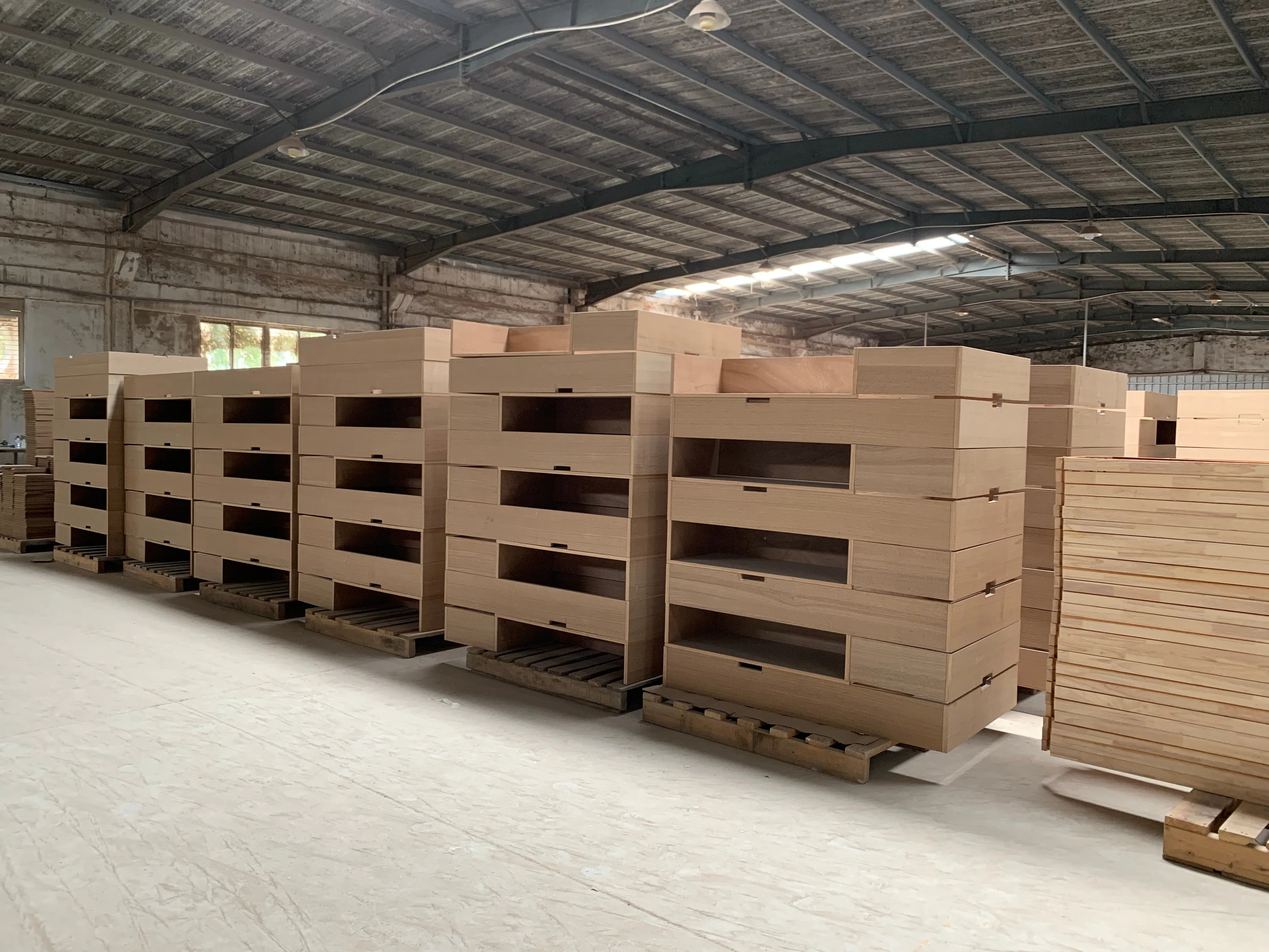 Custom C-Shaped End Table with Charging Station Adjustable Height Side ...