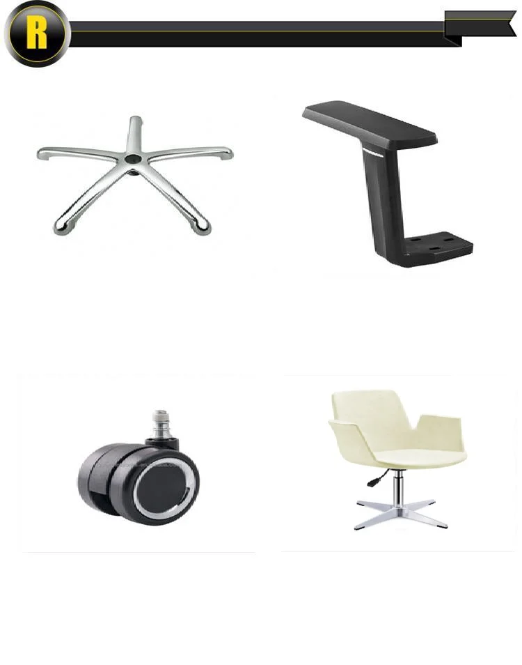 Executive Office Chairs with Curved Frame Seat Accessories