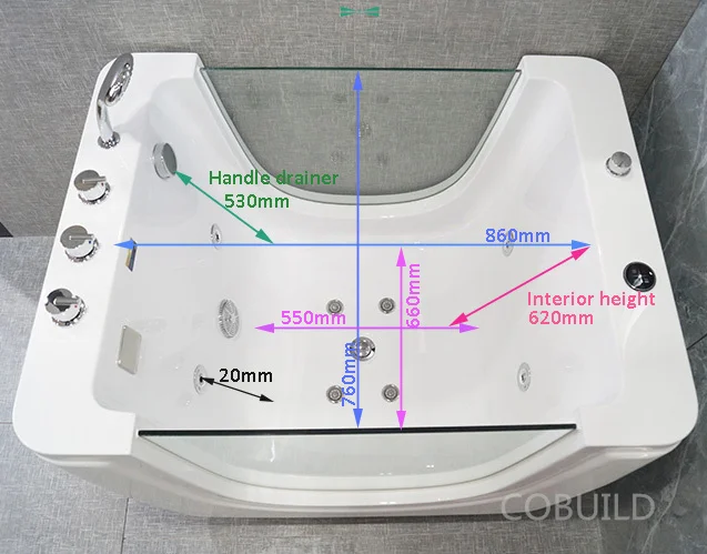 Indoor Baby Spa Tub - Ozone Floating Bubble Spa with Massage & LED ...