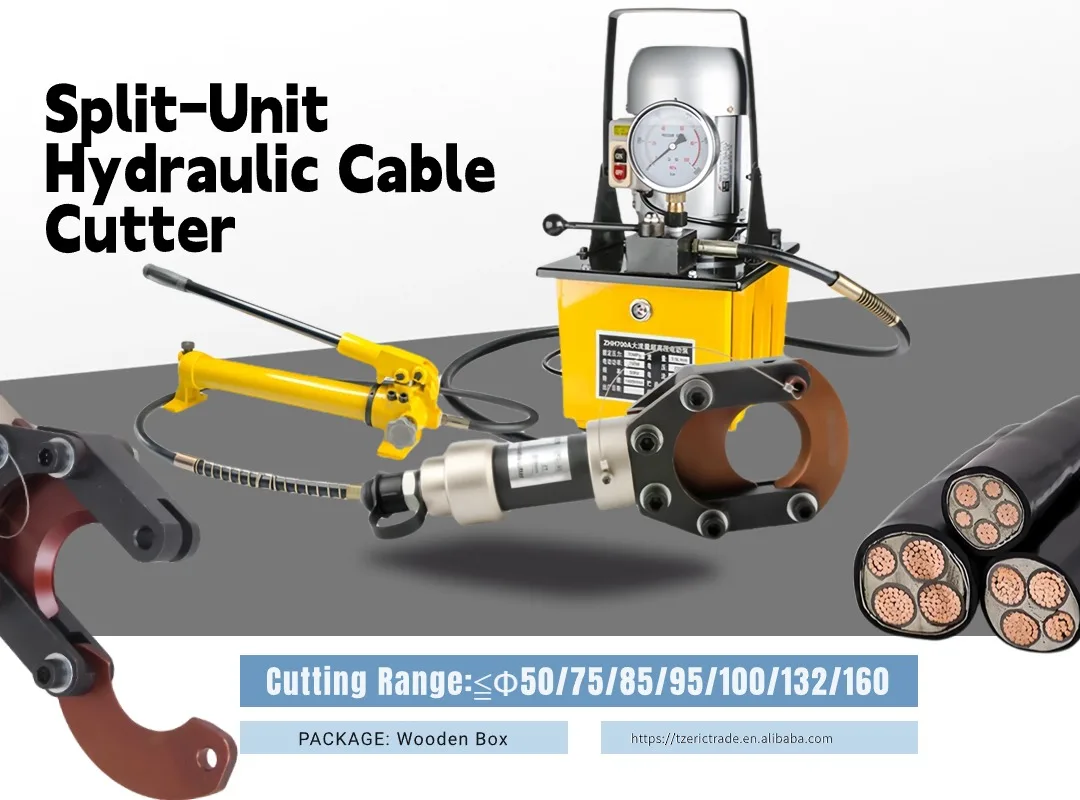 CPC-50H 7 Ton Split Design Hydraulic Cable Cutting Tool 50mm Cu/Al ...