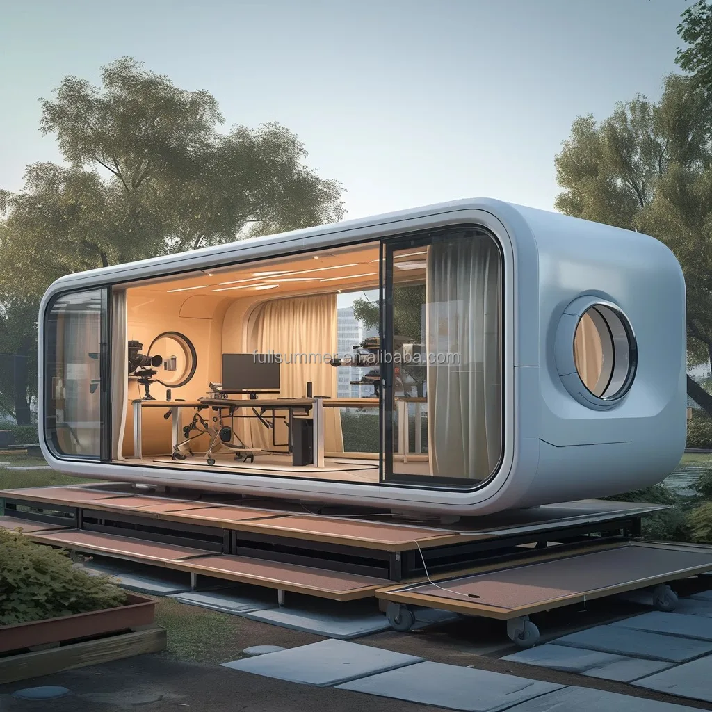 Postmodern Creative Capsule Modular House - Sustainable & Stylish