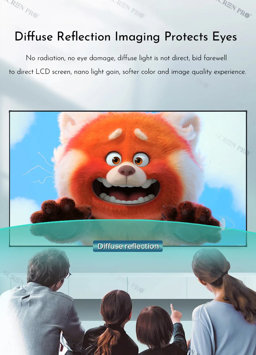 200 Inch Alr Screen 4k Ultra Hd 16:9 Ambient Light Rejecting Fixed ...