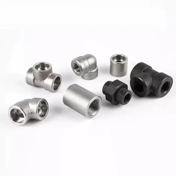 Ansi/asme B16.11 45/90 Degree Elbow,Tee,Swage Nipple,Bushing,Reducer ...