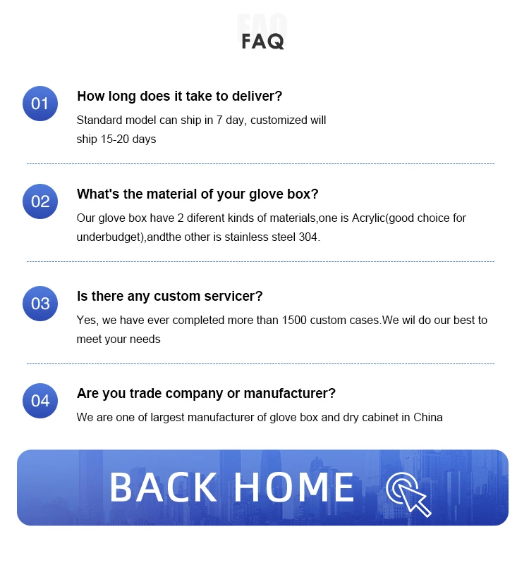 Inert Gas Glove Box Argon Gas Lab Lithium Battery Electrolyte Operating ...