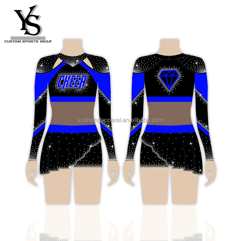 Kids Cheer Outfit Cheerleading Uniforms Sublimated Cheer Uniform ...