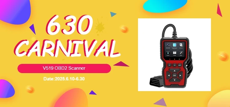 NEW V519 Car Fault Code Reader Bidirectional Scan OBDii Diagnostic ...
