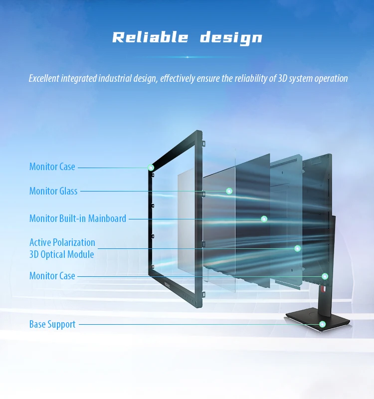240hz 24 Inch Ultra Wide HDR 1920x1080 3D Monitor for Business and ...