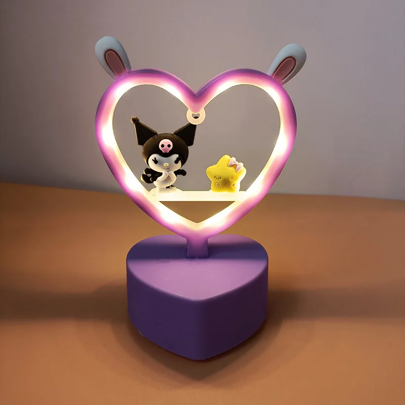 Kuromi Night Light Melody Kuromi Pochacco Diy Creative Romantic Led ...