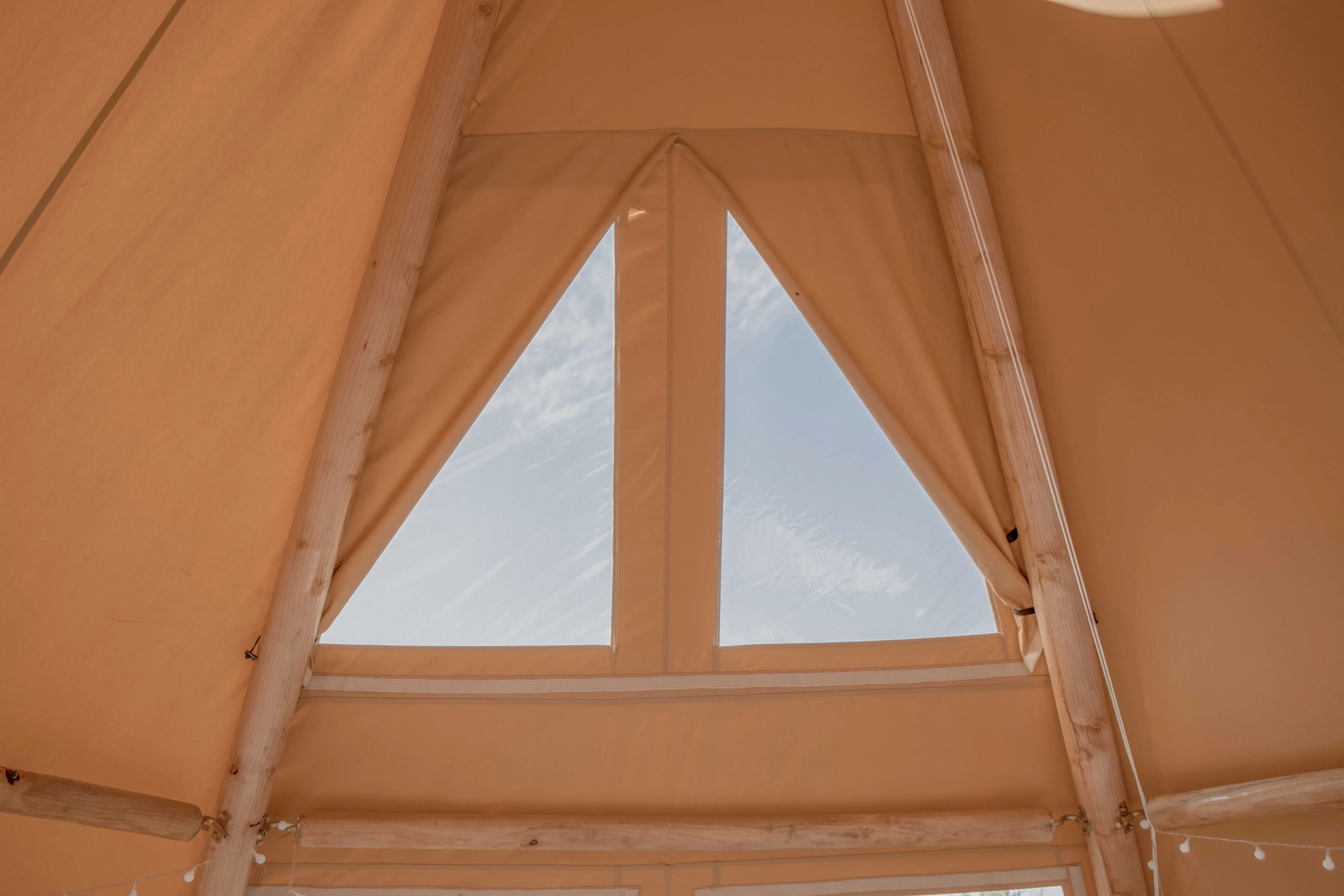 Heavy Duty Outdoor Glamping Camptown Wooden Frame Indian Tipi Tent ...