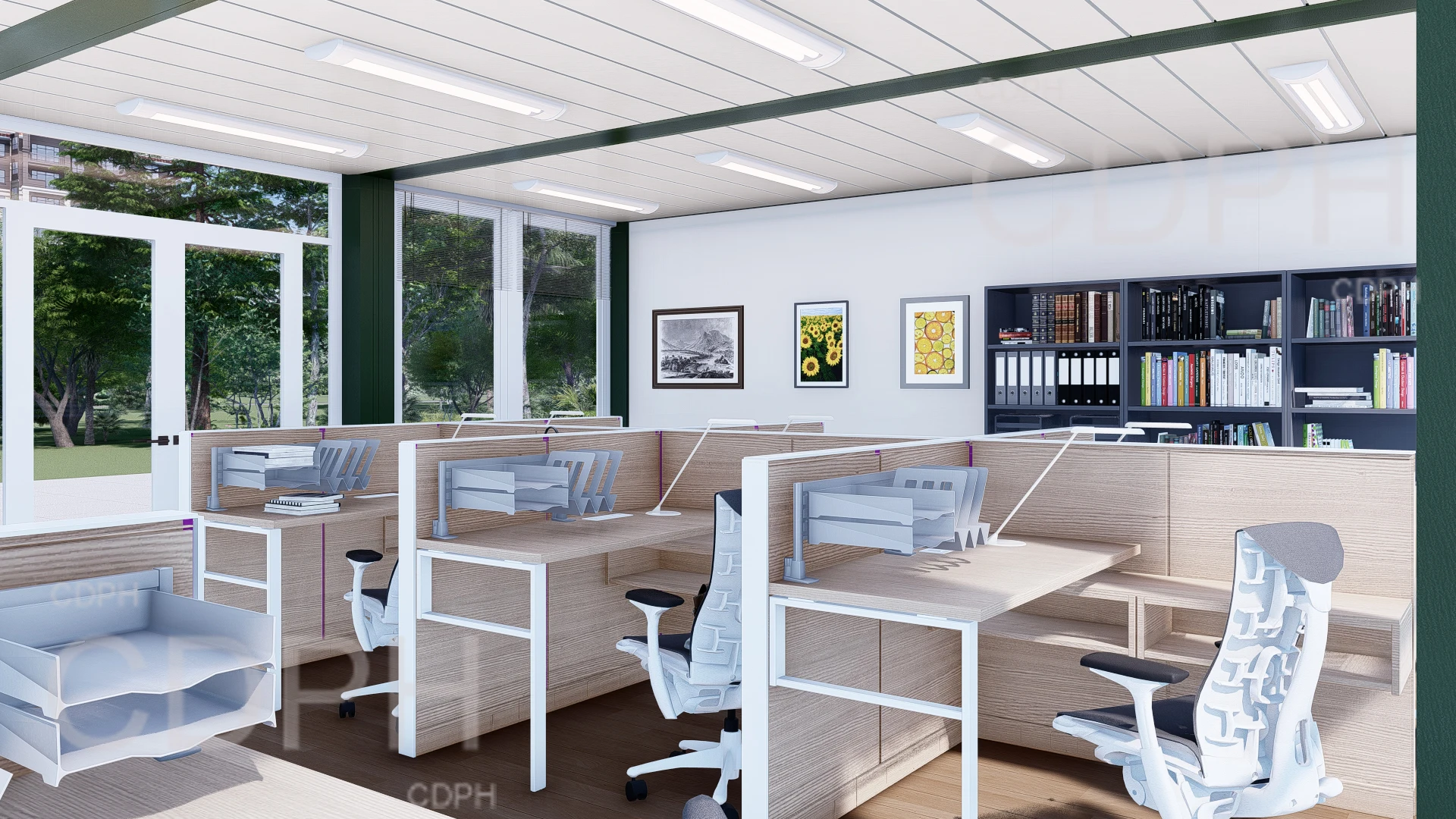 Two Story Container Office Building - Fast Install & Modern