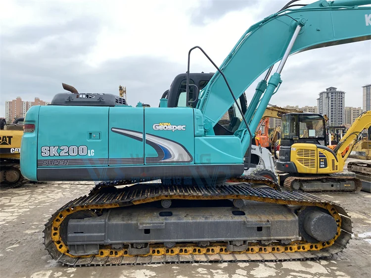 Secondhand Excavator Kobelco Sk 200 Hydraulic Crawler Excavator For ...