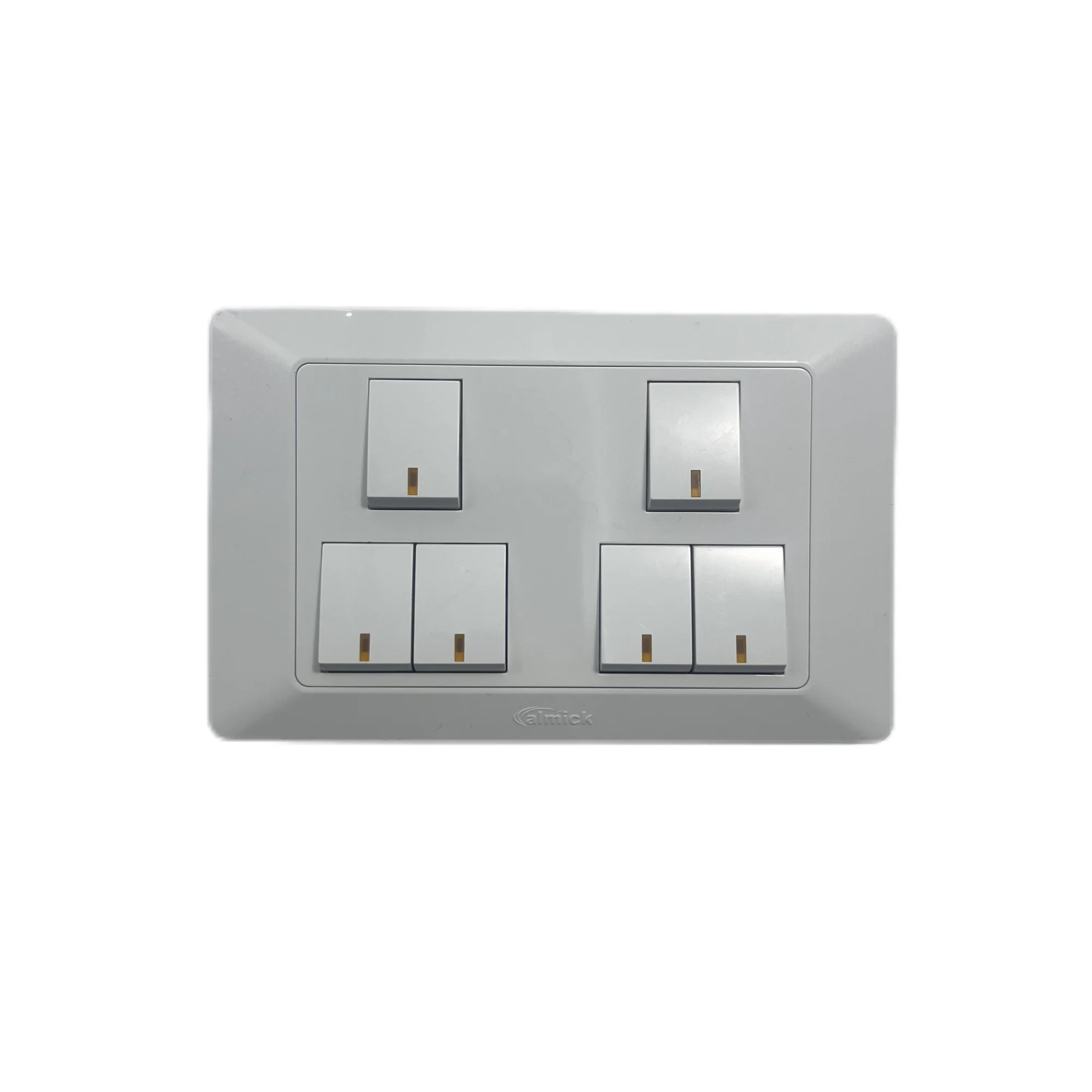 European Standard 16a 3-gang Wall Switch Socket With Integrated Light ...