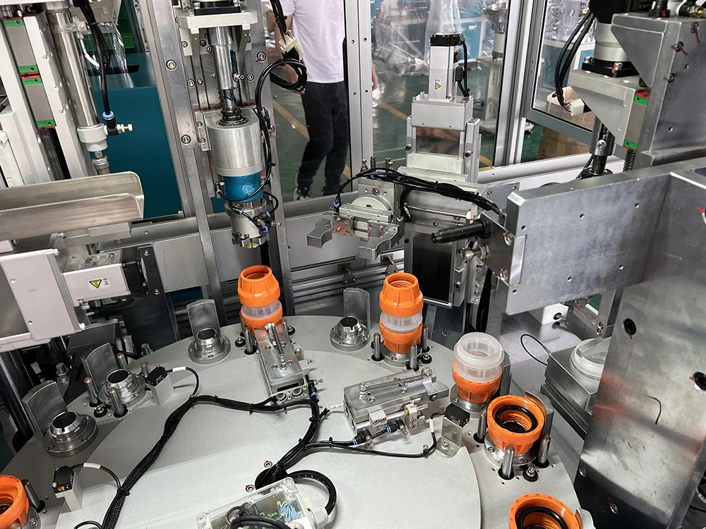 Custom Tube Coupling Assembly Machine New Condition Plc Core ...