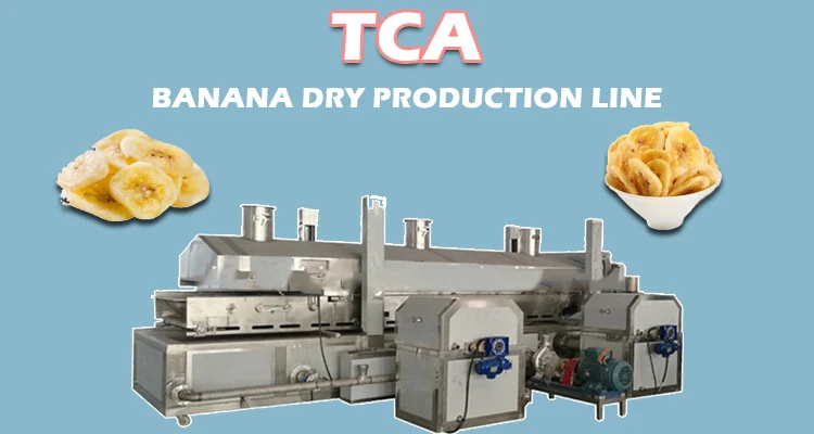 Efficient Banana Plantain Chips Making Machine - 100KG/H