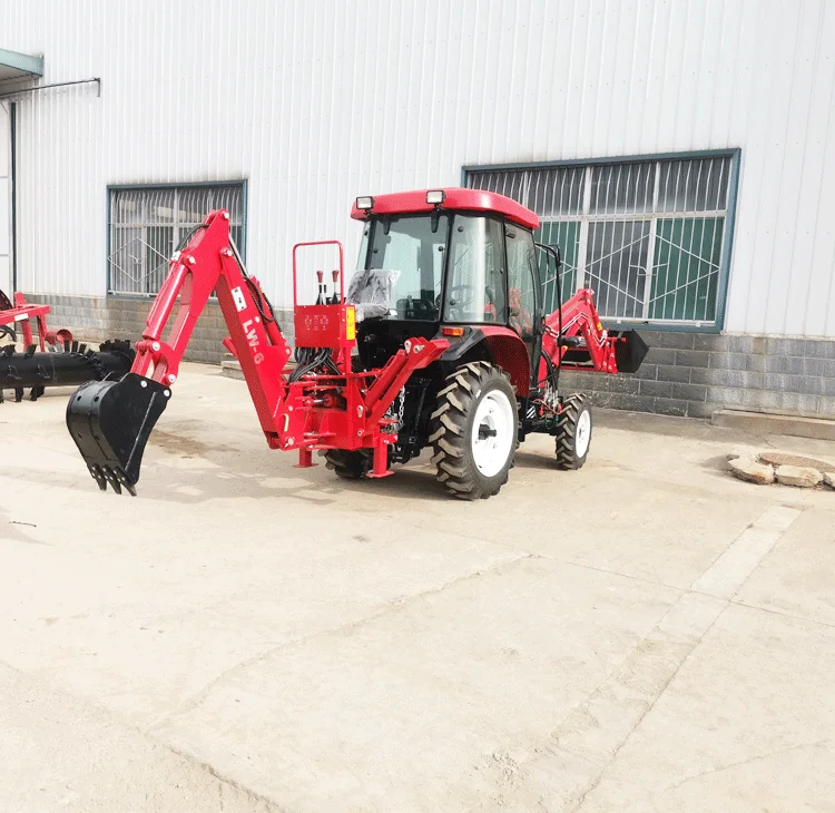 Mini Lovol Tractor Mounted 3 Point Hitch Backhoe Attachment For 60hp ...