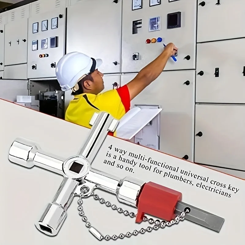 4 Way Multi Functional Universal Cross Key Plumbers - Buy 4 In 1 Cross ...