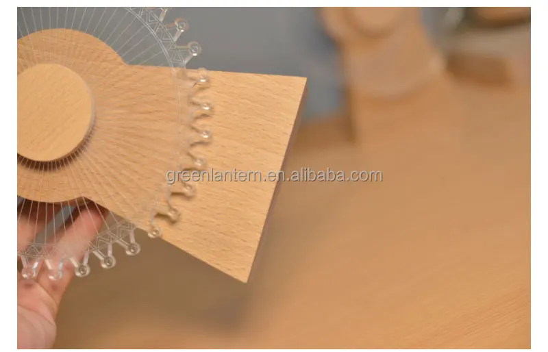 Wooden Rotating Music Box Little Night Lamp 3d Visual Illusion Optical ...